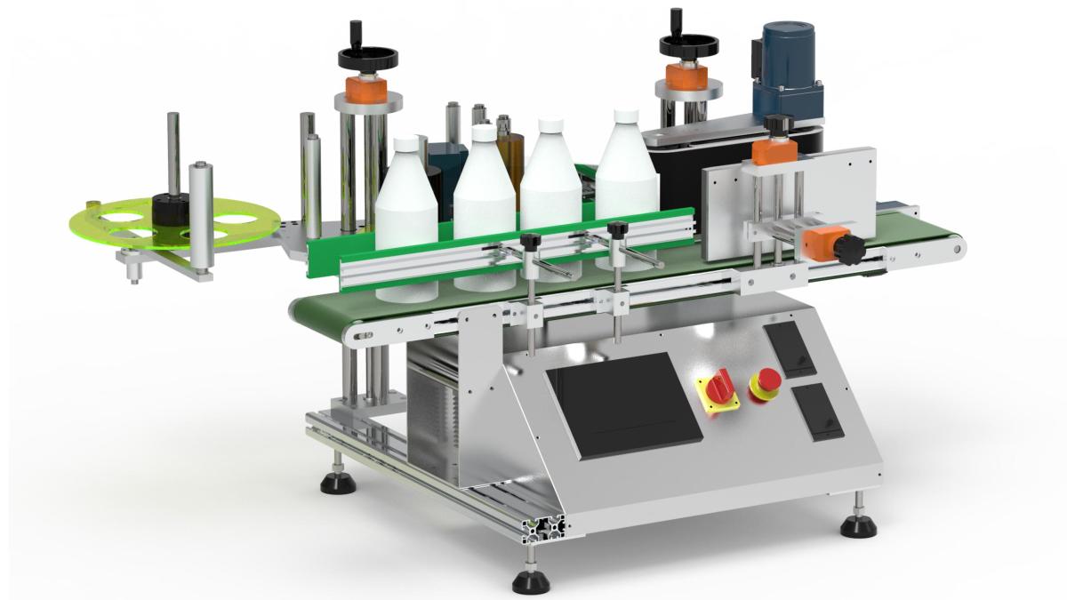 Wrap Round Labelling Machine with Mini Conveyor | Sessions UK