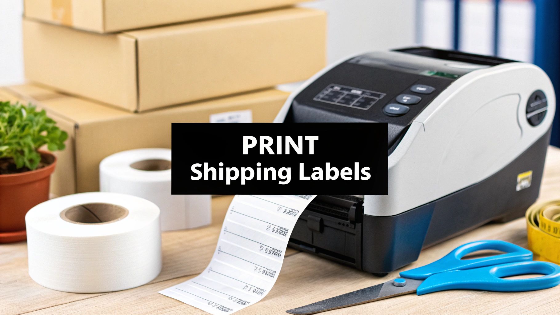 Print Shipping Labels at Home A UK Guide